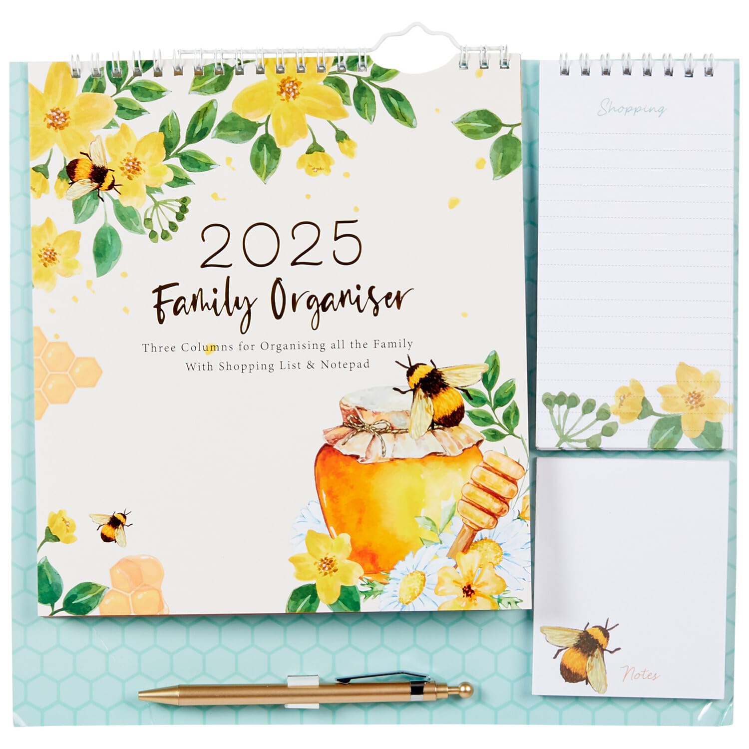 2025 Spiral Bee Calendar and Organiser – 2025 Planer – Perfect Gift for ...