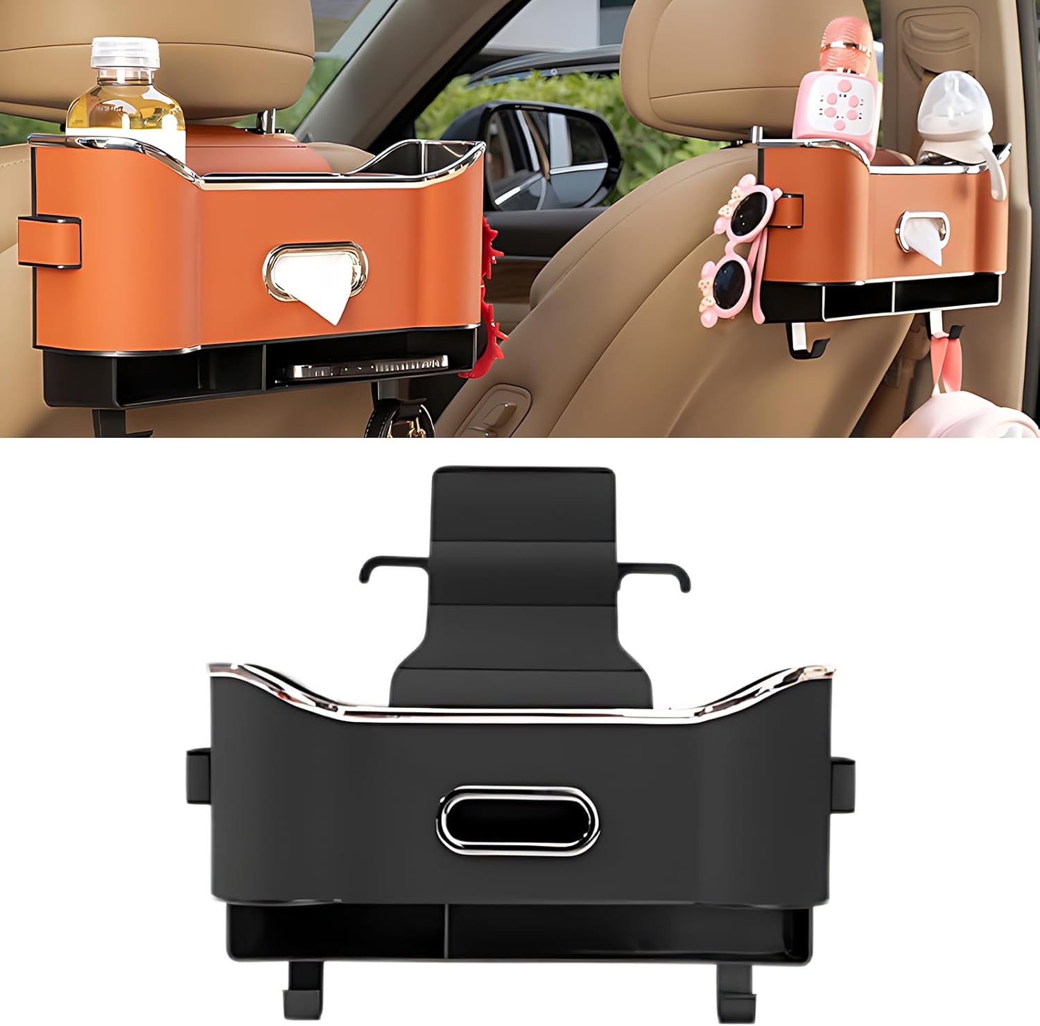 Amazon.com: Multifunctional Car Seat Back Storage Box, Universal Car ...