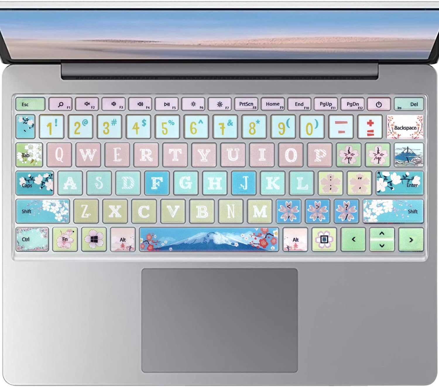 Amazon.com: SANFULIN Protective Keyboard Cover Skin for Microsoft ...