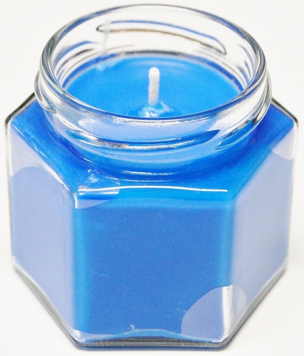 Amazon.com: 4 oz & 12 oz Squat Hex Soy Candle - Rain Water : Home & Kitchen