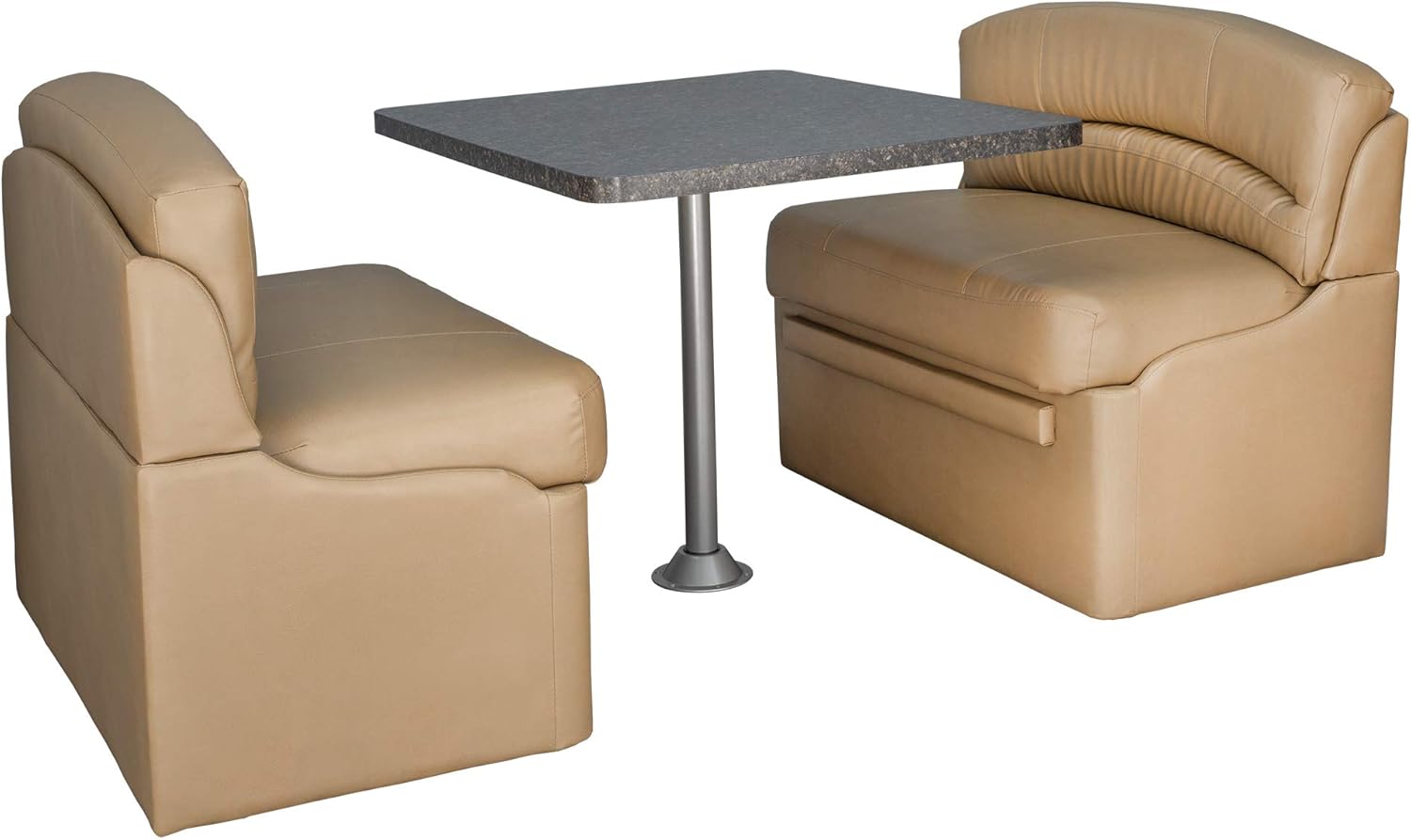 Amazon.com - RecPro 40" Dinette Booth Set with Table and Leg, Includes ...