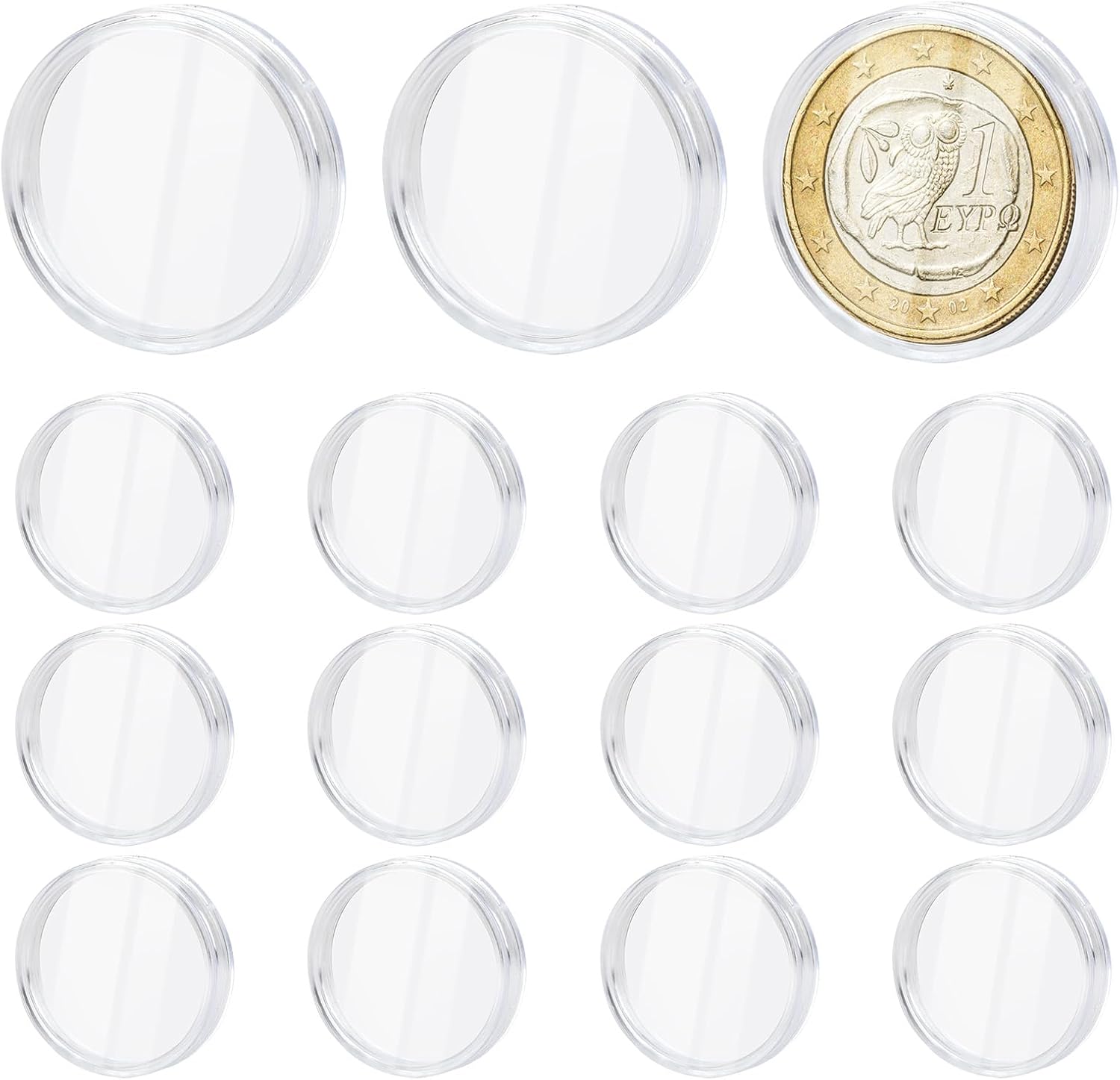 Amazon.com: 15 Pcs 42mm Coin Capsule, Walking Liberty Silver Dollar ...