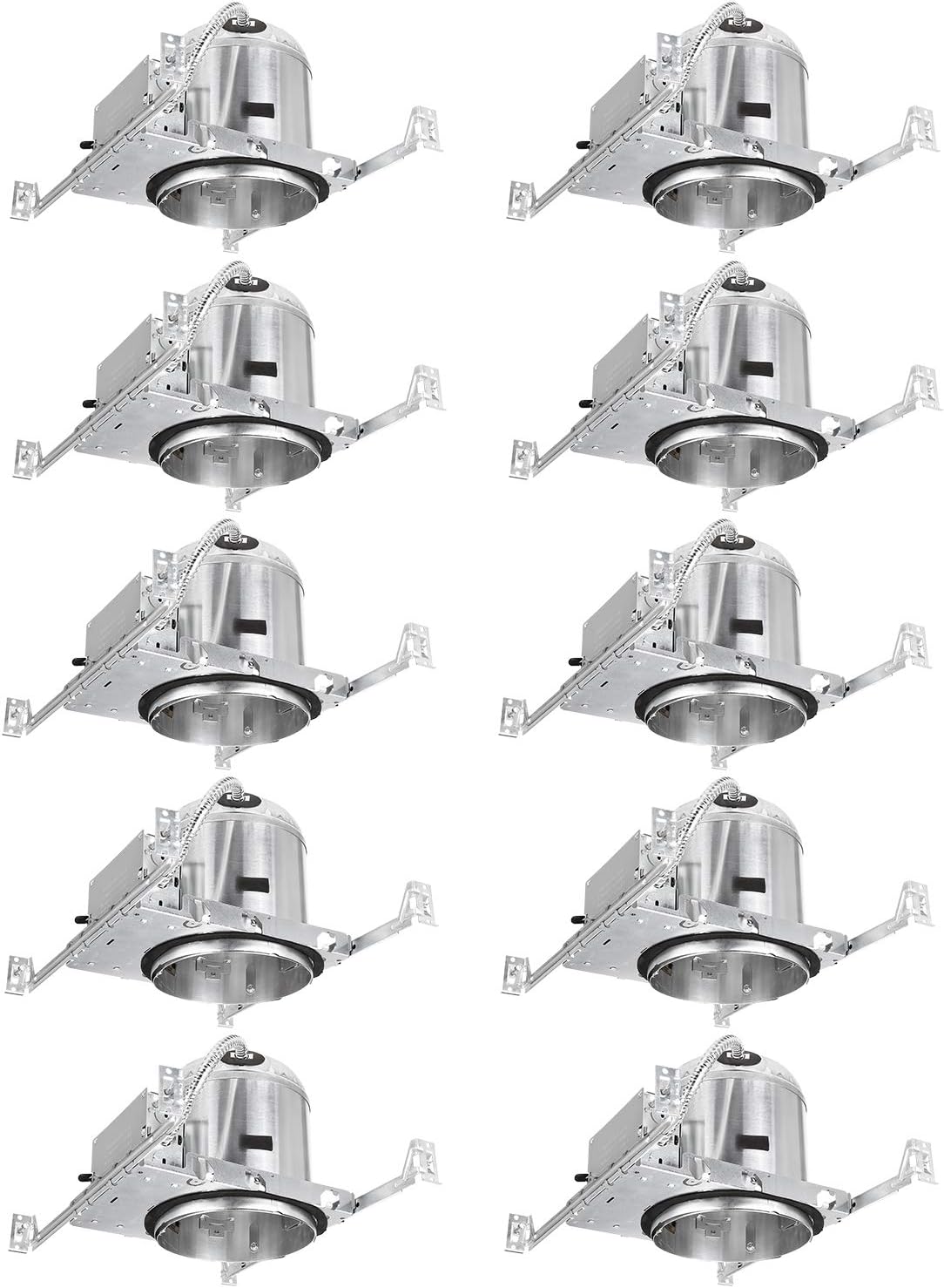 TORCHSTAR 6 Inch Recessed Housing for New Construction, IC Rated, Air ...