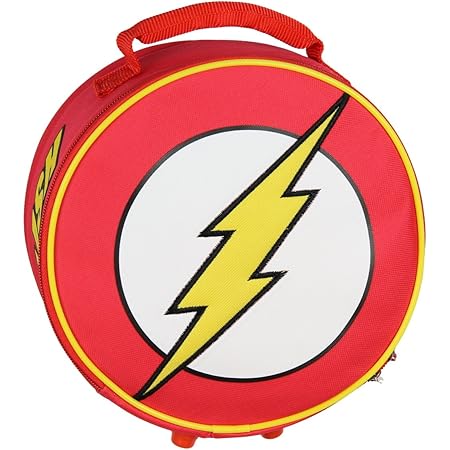 Amazon.com: DC Comics Flash Lunch Box Soft Kit Insulated Cooler Circle ...