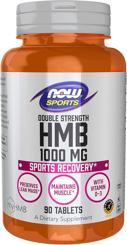 Amazon.com: NOW Sports Nutrition, HMB (β-Hydroxy β-Methylbutyrate ...