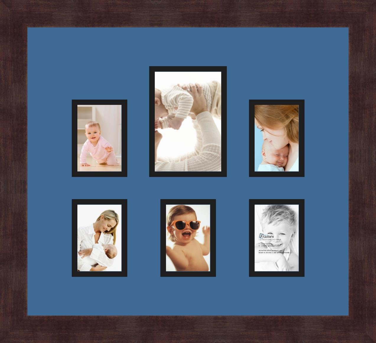 Art to Frames Double-Multimat-260-817/89-FRBW26061 Collage Frame Photo ...
