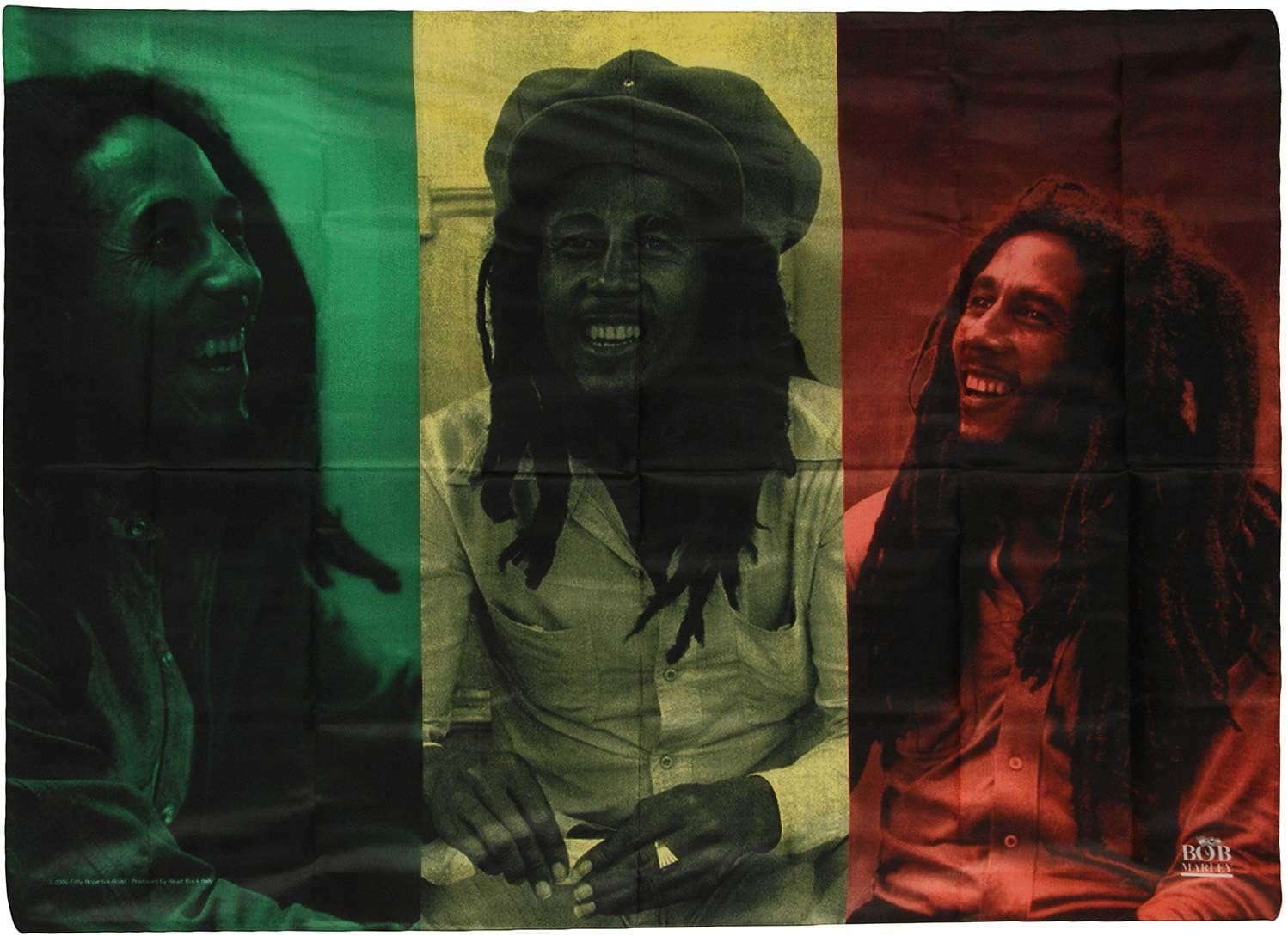 LPGI Bob Marley Rasta Collage Fabric Poster, 30 by 40-Inch : Amazon.co ...