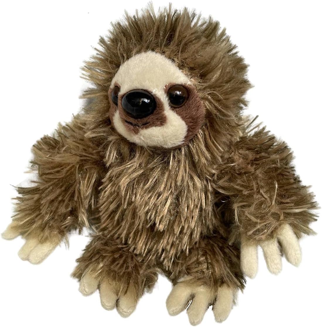 Amazon.com: Tribello Small 6” Sloth Stuffed Animal Fluffy Sloth Plush ...