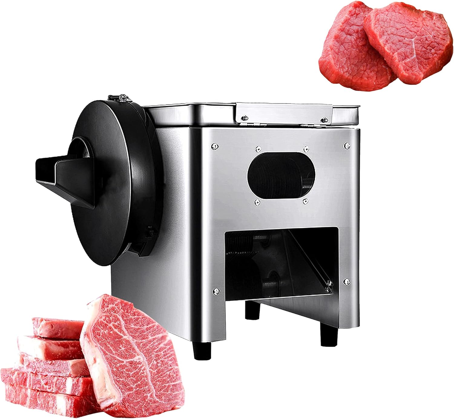 Amazon.com: 850W Commercial Electric Meat Cutter Machine 2-21MM ...