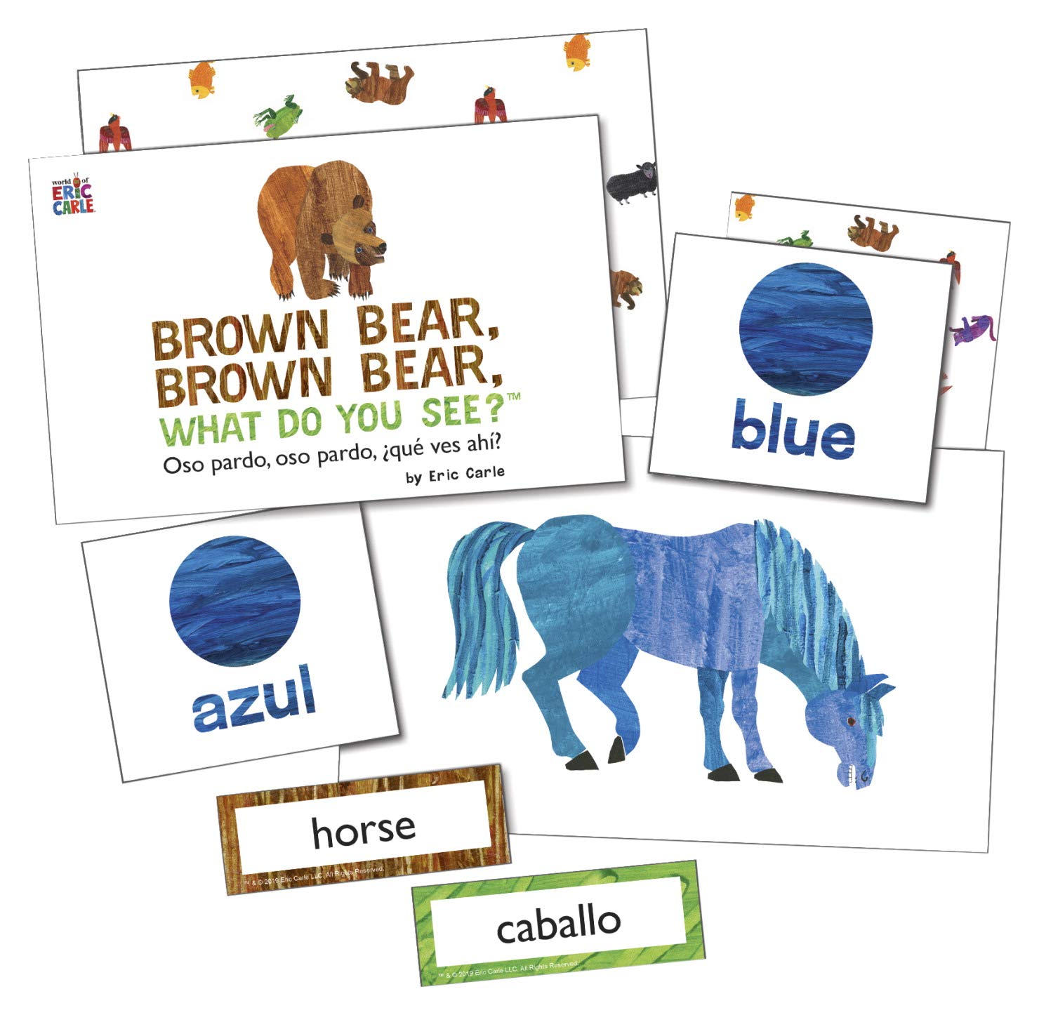 Buy World of Eric Carle Spanish Flash Cards for Ages 3+, Bilingual ...