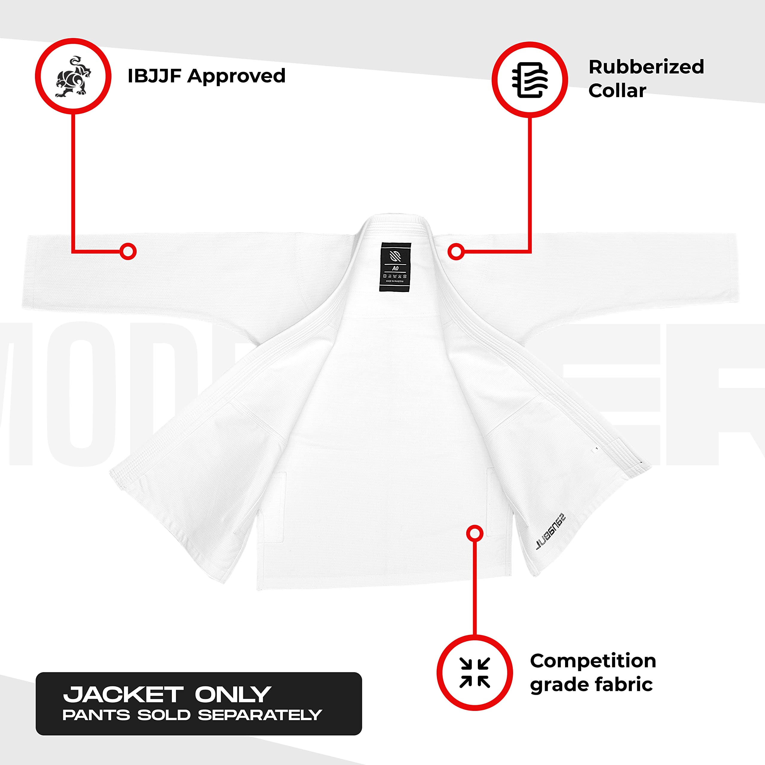 Snapklik.com : Sanabul Model Zero BJJ Gi Jacket For Men & Women IBJJF ...