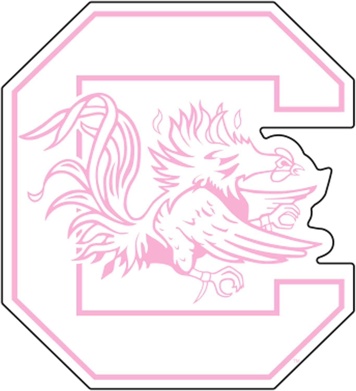 Amazon.com: South Carolina Decal (PINK C GAMECOCK DECAL (3''4''6''12 ...