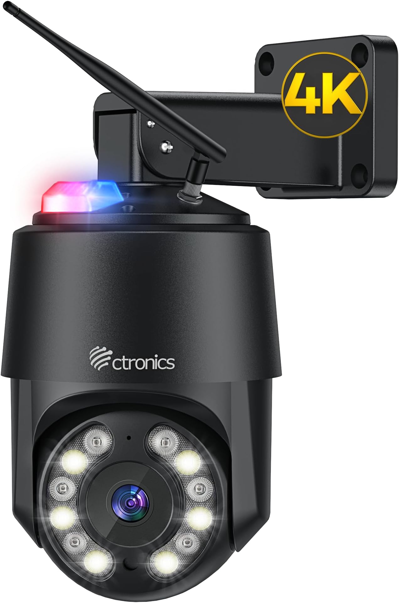 Amazon.co.jp: 【4K・16光学ズーム】Ctronics 防犯カメラ 屋外 800万画素 5GWi-Fi 人/ペット/車両検知 ...