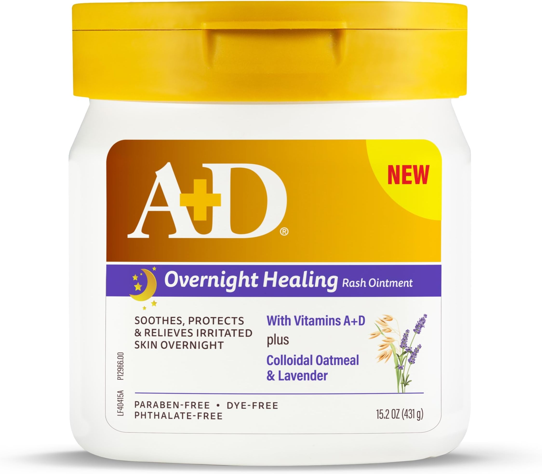 Amazon.com: A+D Overnight Healing Diaper Rash Ointment - Soothes ...
