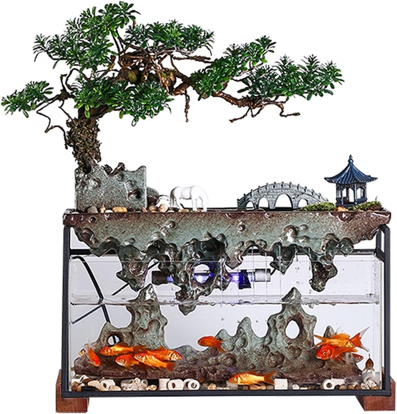 SQLCF Desktop Water Feature/Tabletop Water Fountain Desktop Fountain ...