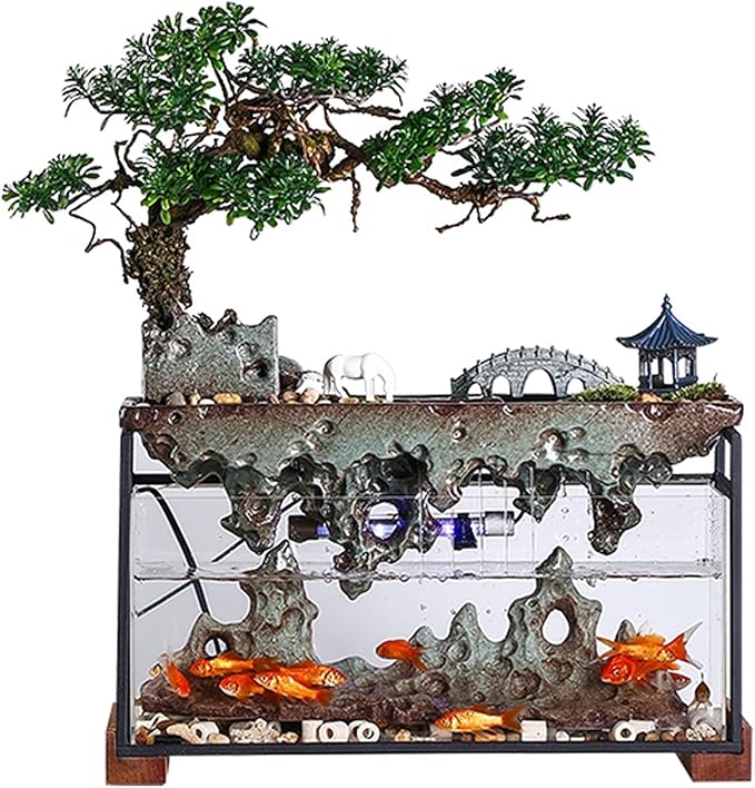 SQLCF Desktop Water Feature/Tabletop Water Fountain Desktop Fountain ...