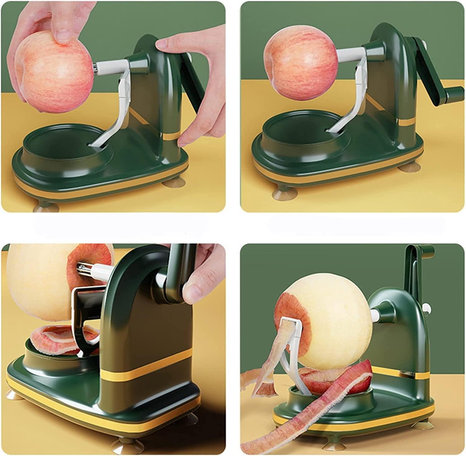Yameem يميم Kitchen Peeler Hand-cranked apple peeler stainless steel ...