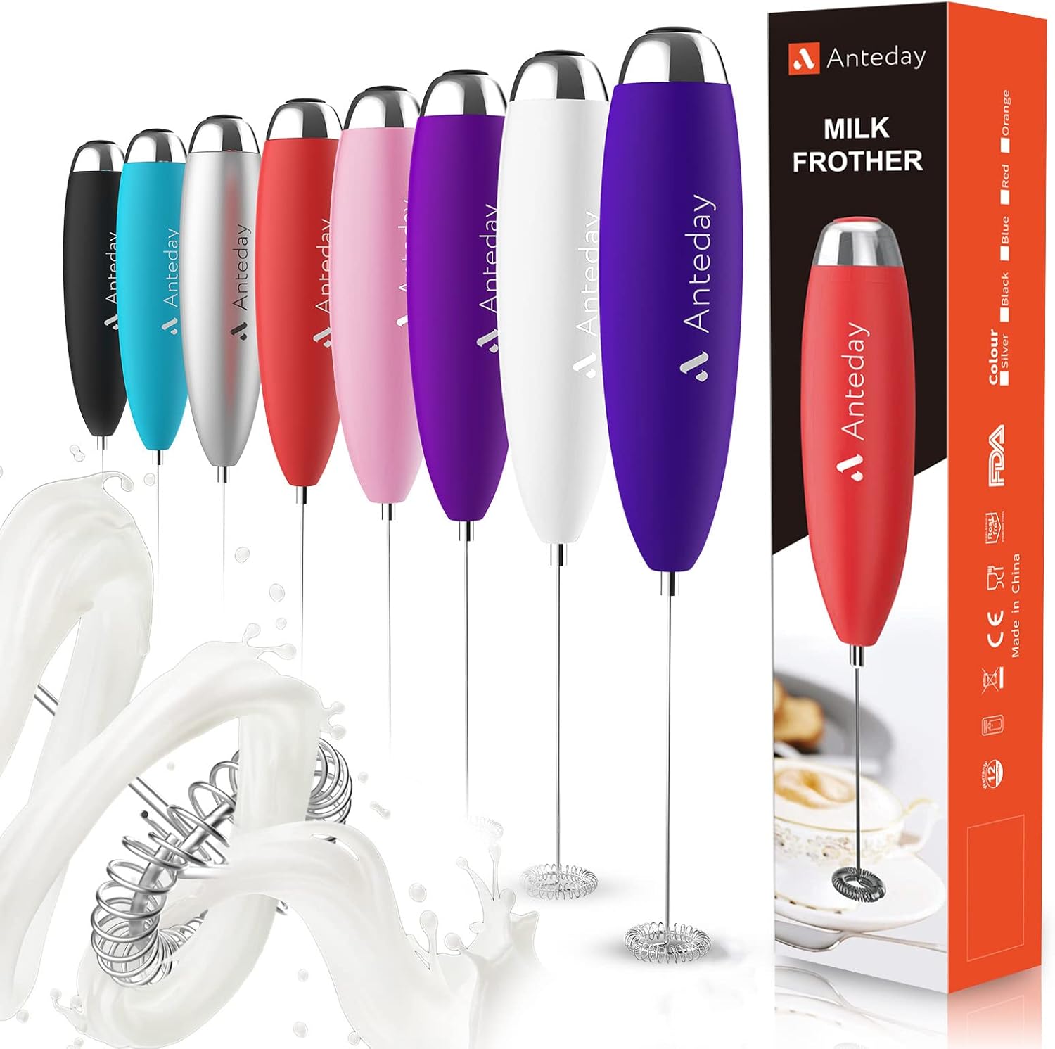 Amazon.com: Frother for Coffee, Frother Handheld, Milk Frother ...