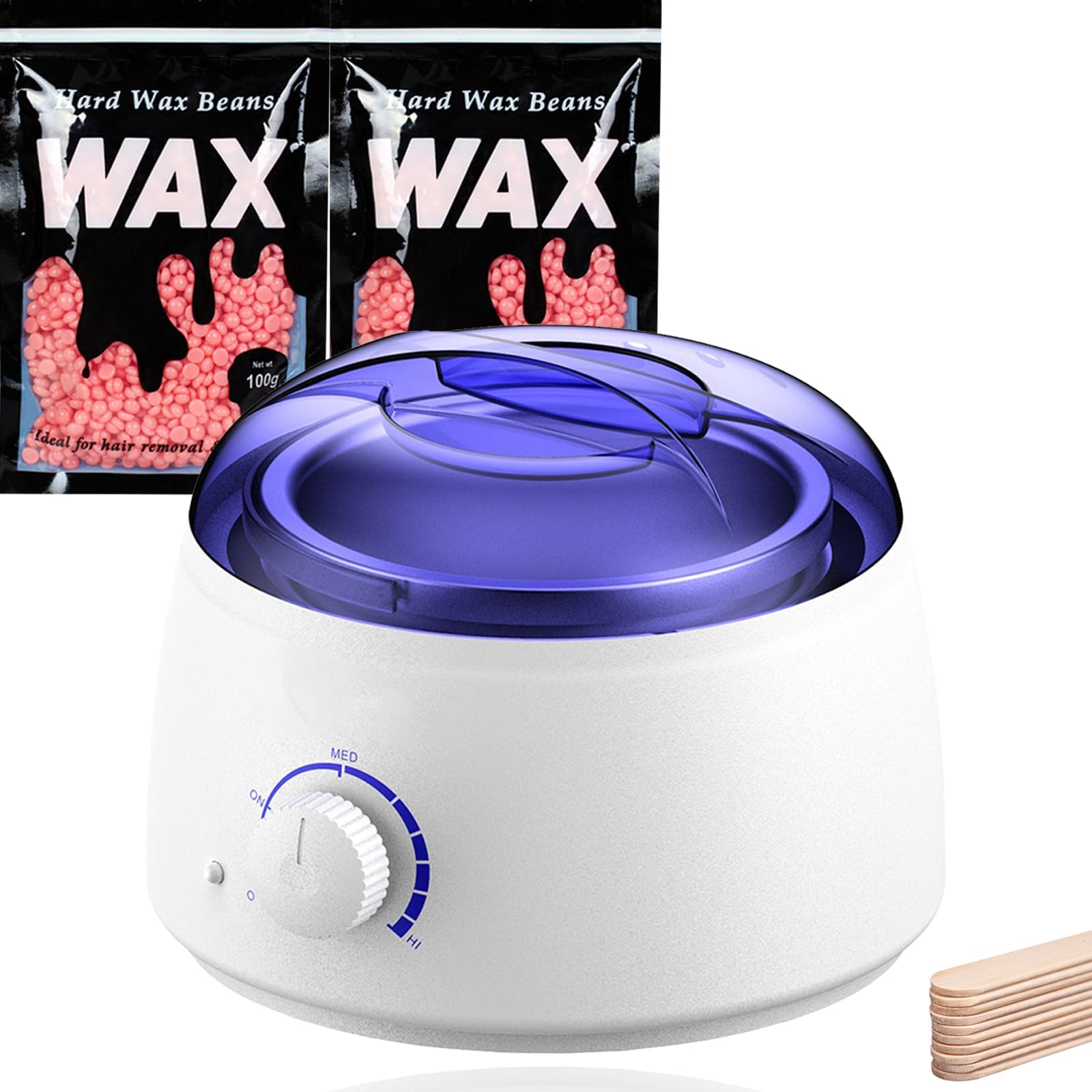 Amazon.com: Waxing Kit for Women Madors Wax Warmer Wax Kit for Hair ...