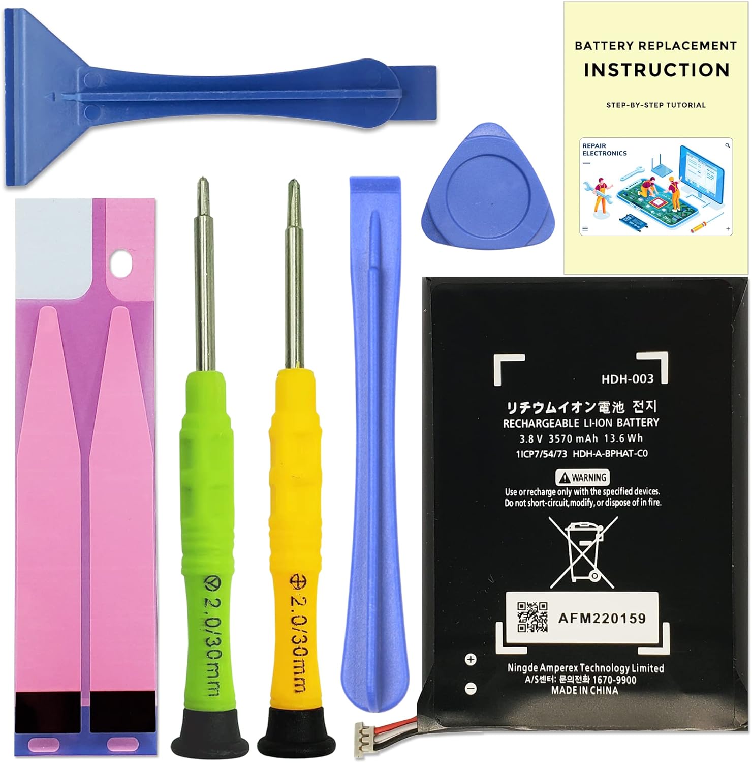 Amazon.com: BATLABB Battery for Switch Lite (Not for Nintendo Switch ...