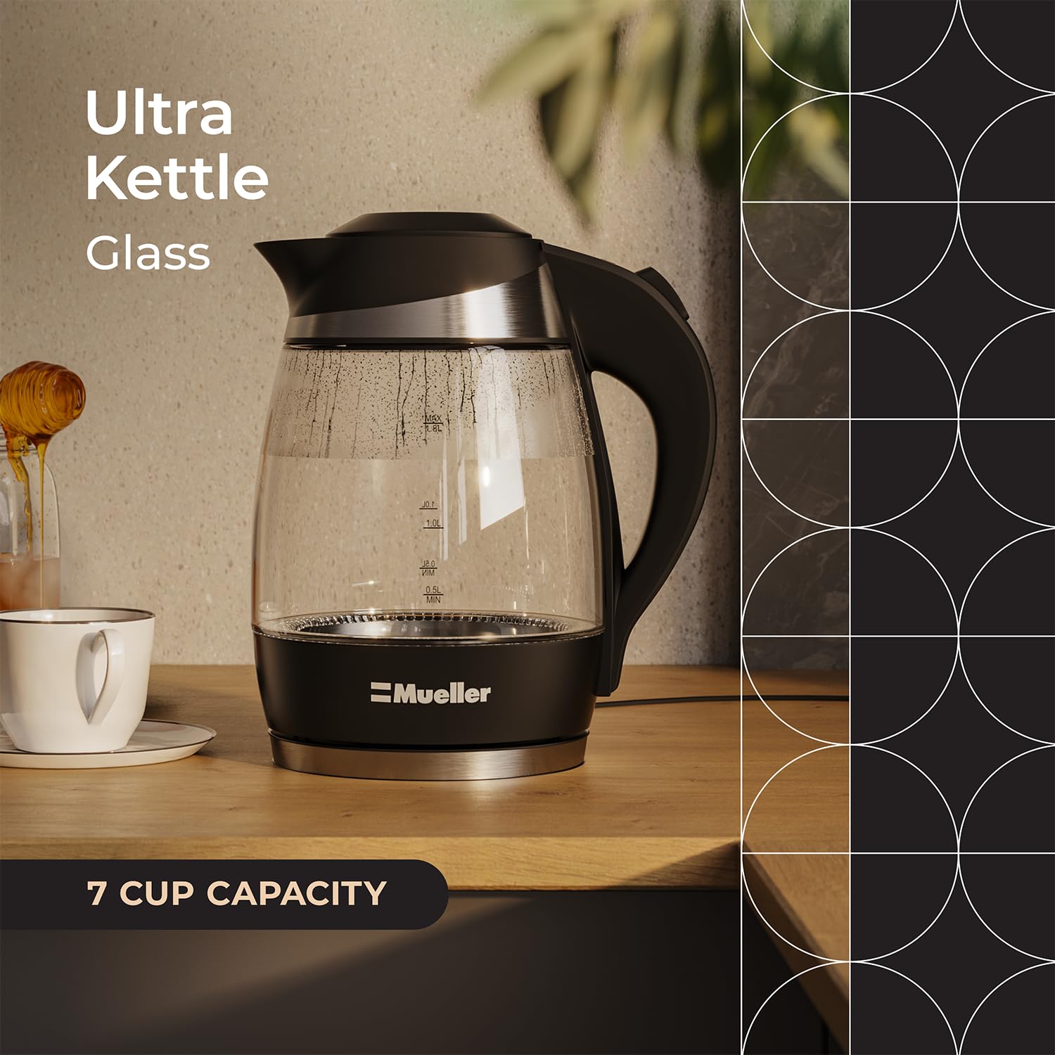 Snapklik.com : Mueller Living Electric Kettle, Electric Tea Kettle For ...