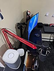 Amazon Basics Single Monitor Stand - Height Adjustable Arm Mount, Steel ...