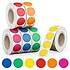 Amazon.com : Pack of 2000 Round Color Coding Circle Dots Stickers ...