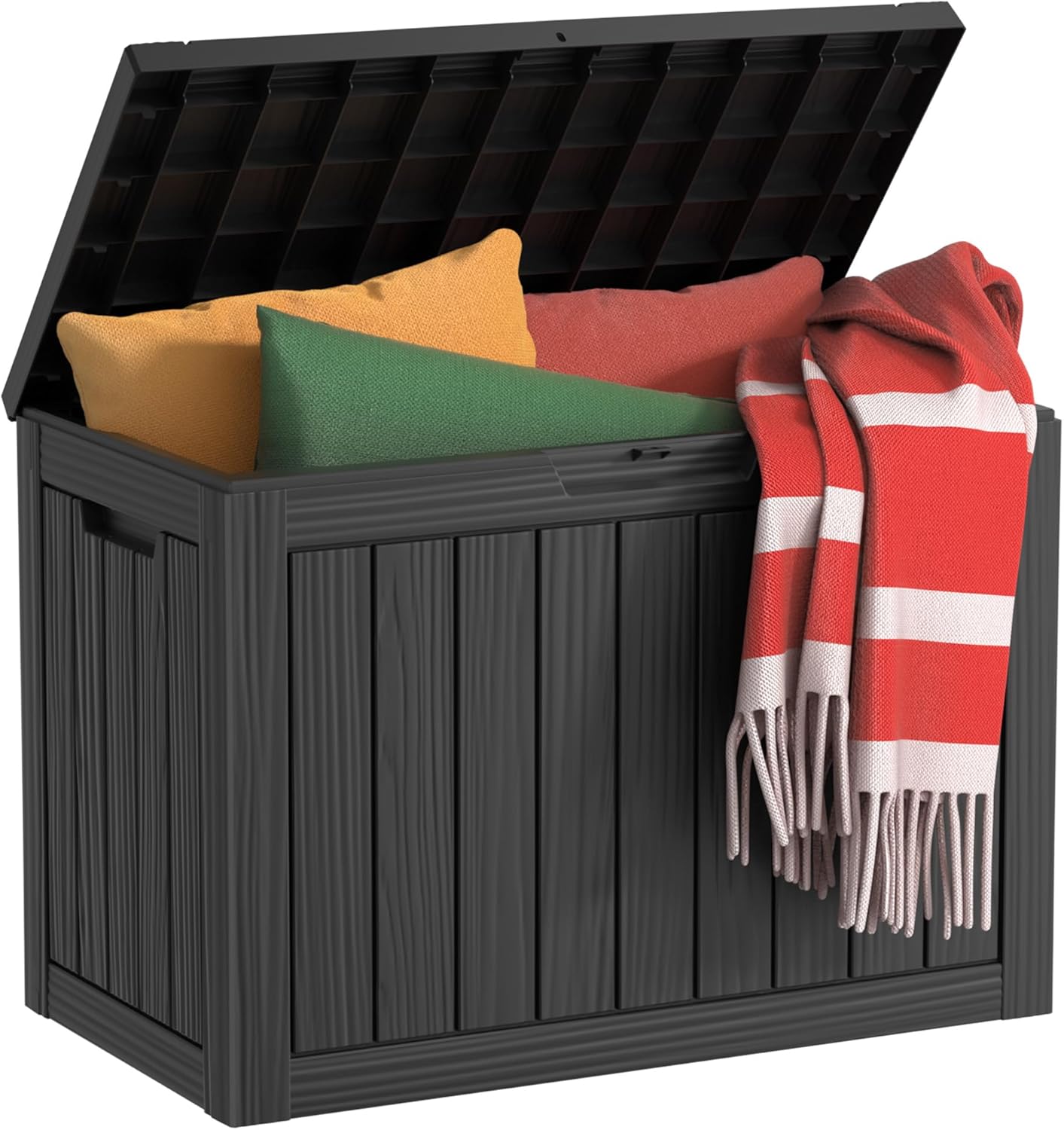 Amazon.com : EasyUp 45 Gallon Outdoor Storage Box, Resin Waterproof UV ...