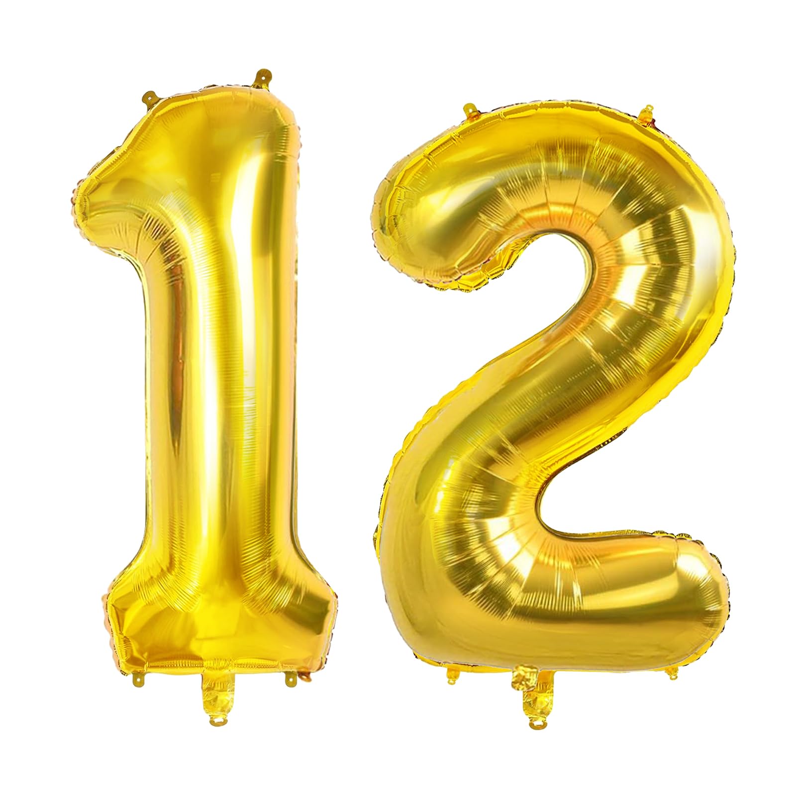 Amazon.com: Number 12 Balloons for 12th Birthday Party Decorations, 0 ...