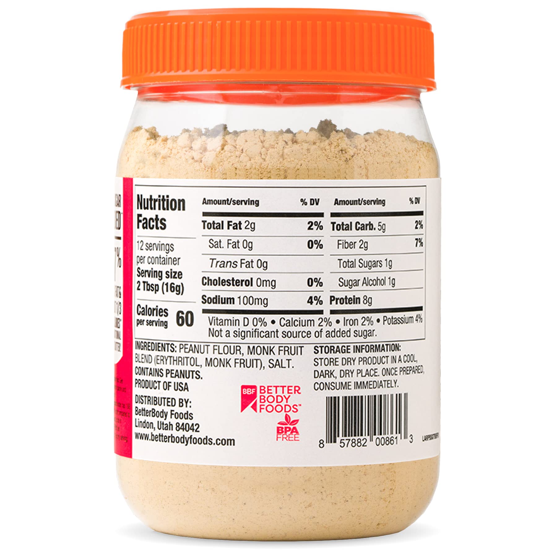 Snapklik.com : PBfit 7 Ounce No Sugar Added Peanut Butter Powder ...