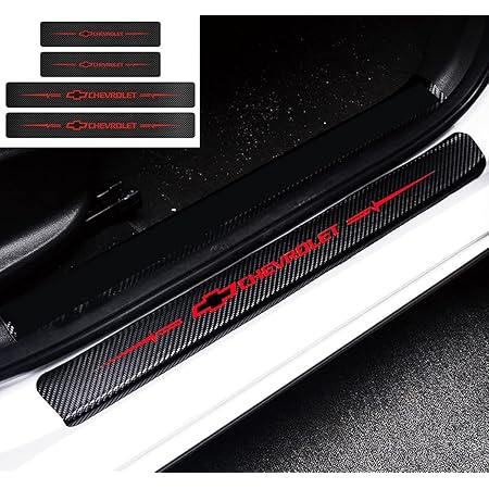 Amazon.com: MAXDOOL 4Pcs Chevrolet Silverado Door Sill Protector ...
