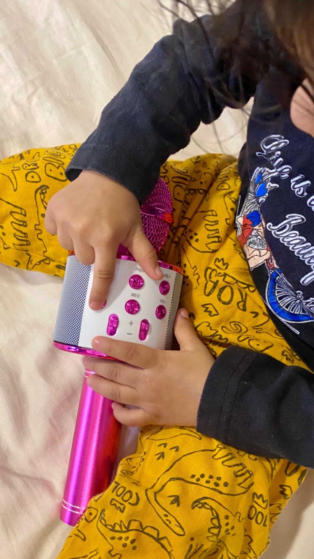 Sparknest Kids Karaoke Mic with Speaker Bluetooth | USB Charging ...