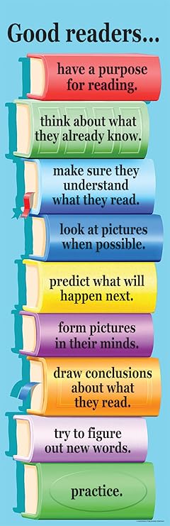 Amazon.com: McDonald Publishing What Good Readers Do Colossal Poster ...