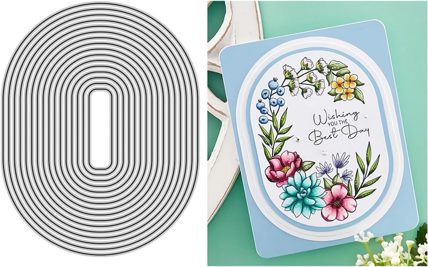 Amazon.com: Qoiseys Arch Metal Die Cuts for Card Making,Cutting Dies ...