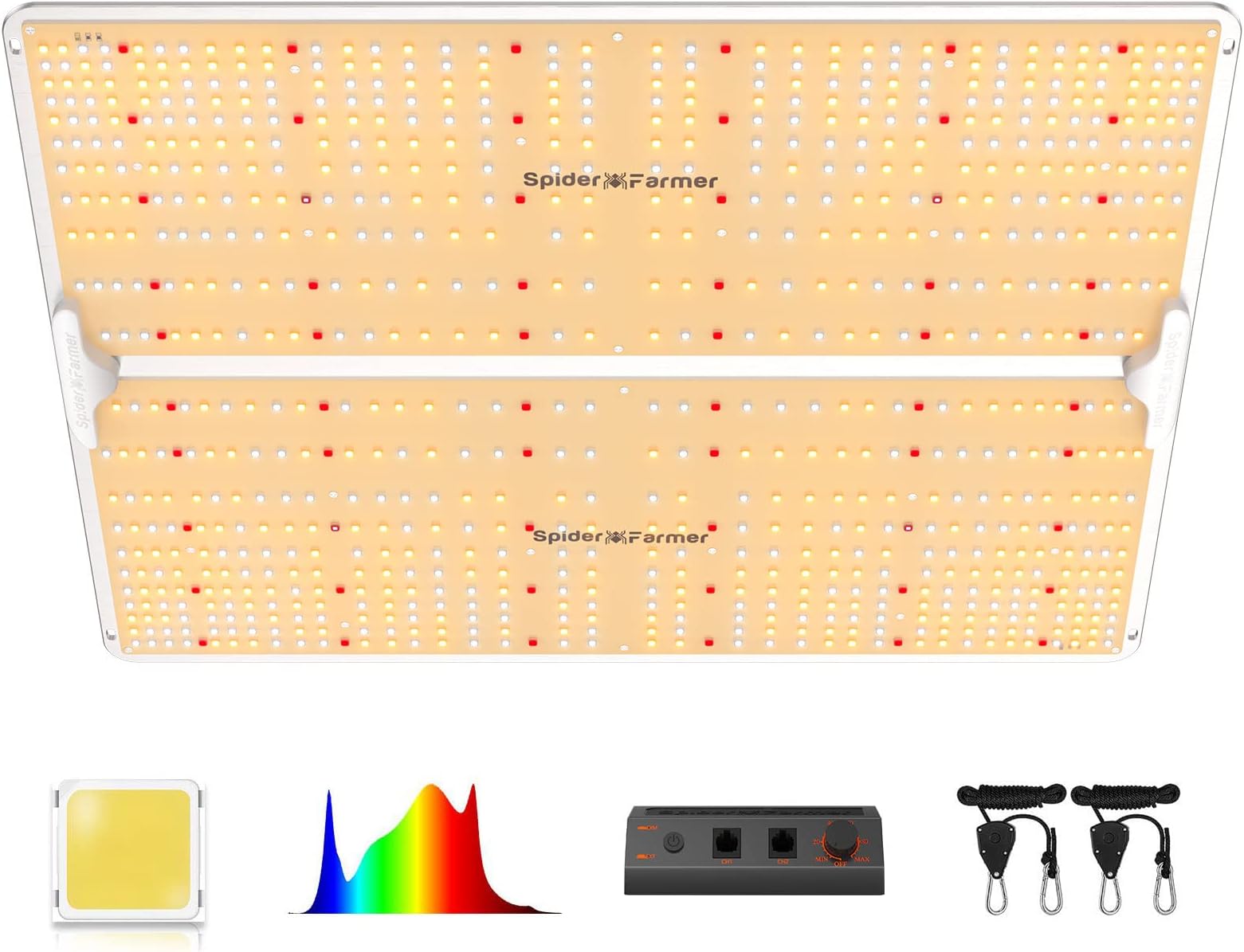 Amazon.com : Spider Farmer 1000W CO2 LED Grow Lights Samsung LM301B ...