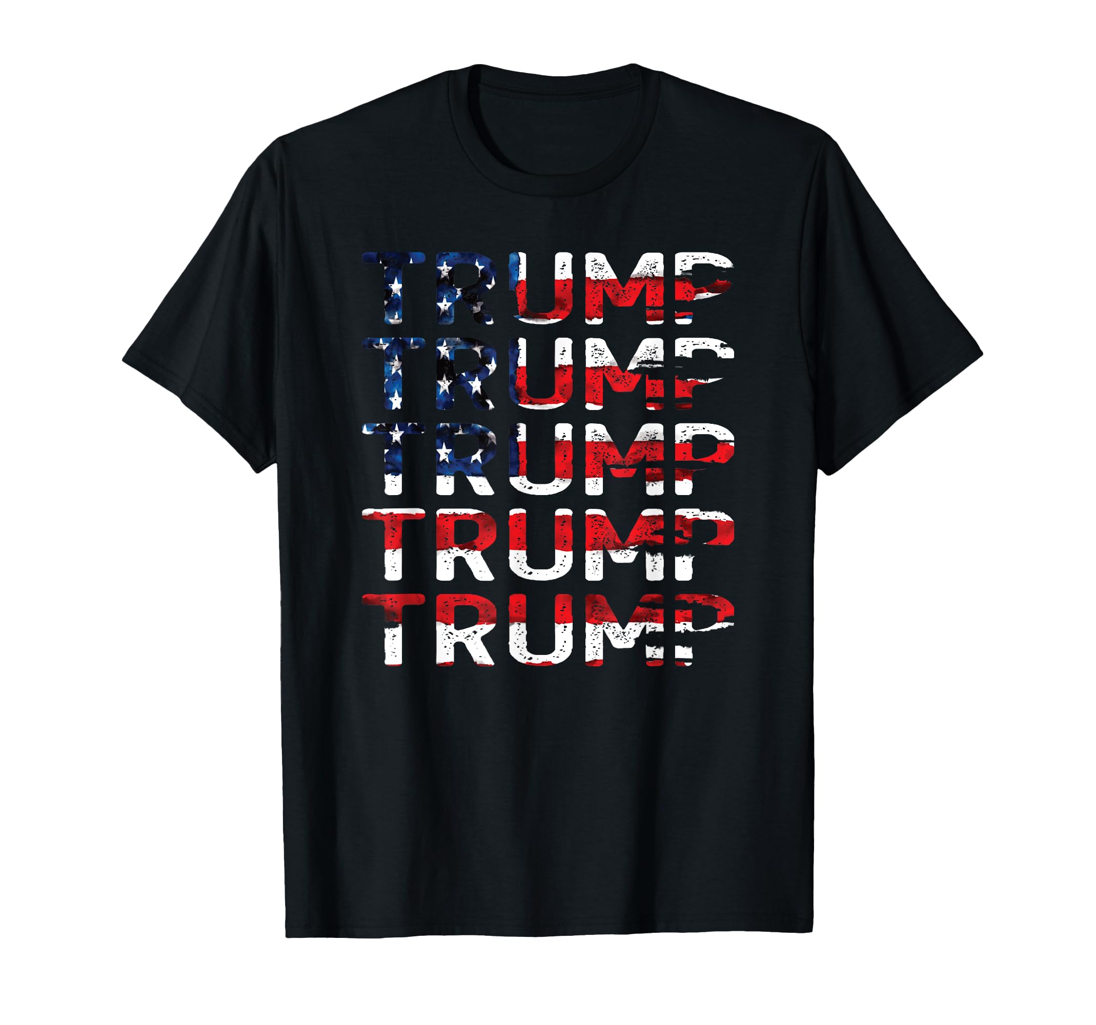 Amazon.com: USA flag with a strong emphasis on patriotism T-Shirt ...