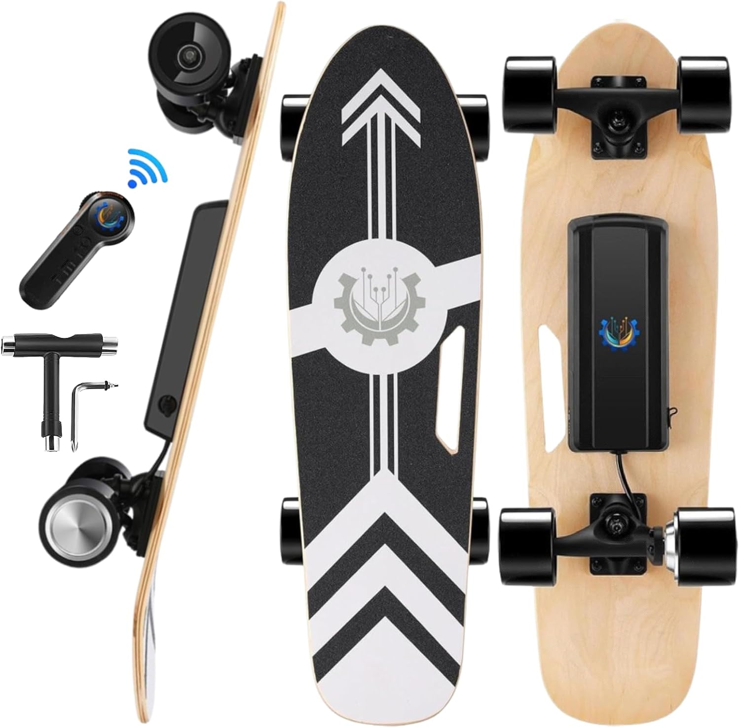 Amazon.com : Caroma Electric Skateboards with Remote Control, 350W ...