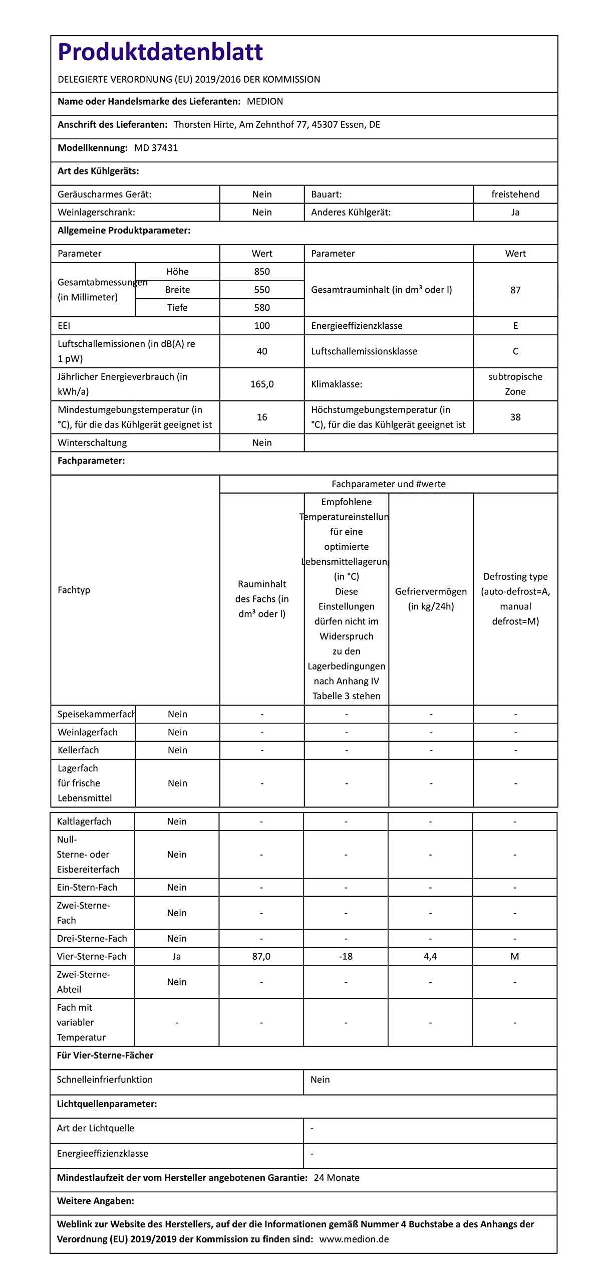 Amazon.de Best Sellers: The most popular items in Upright Freezers