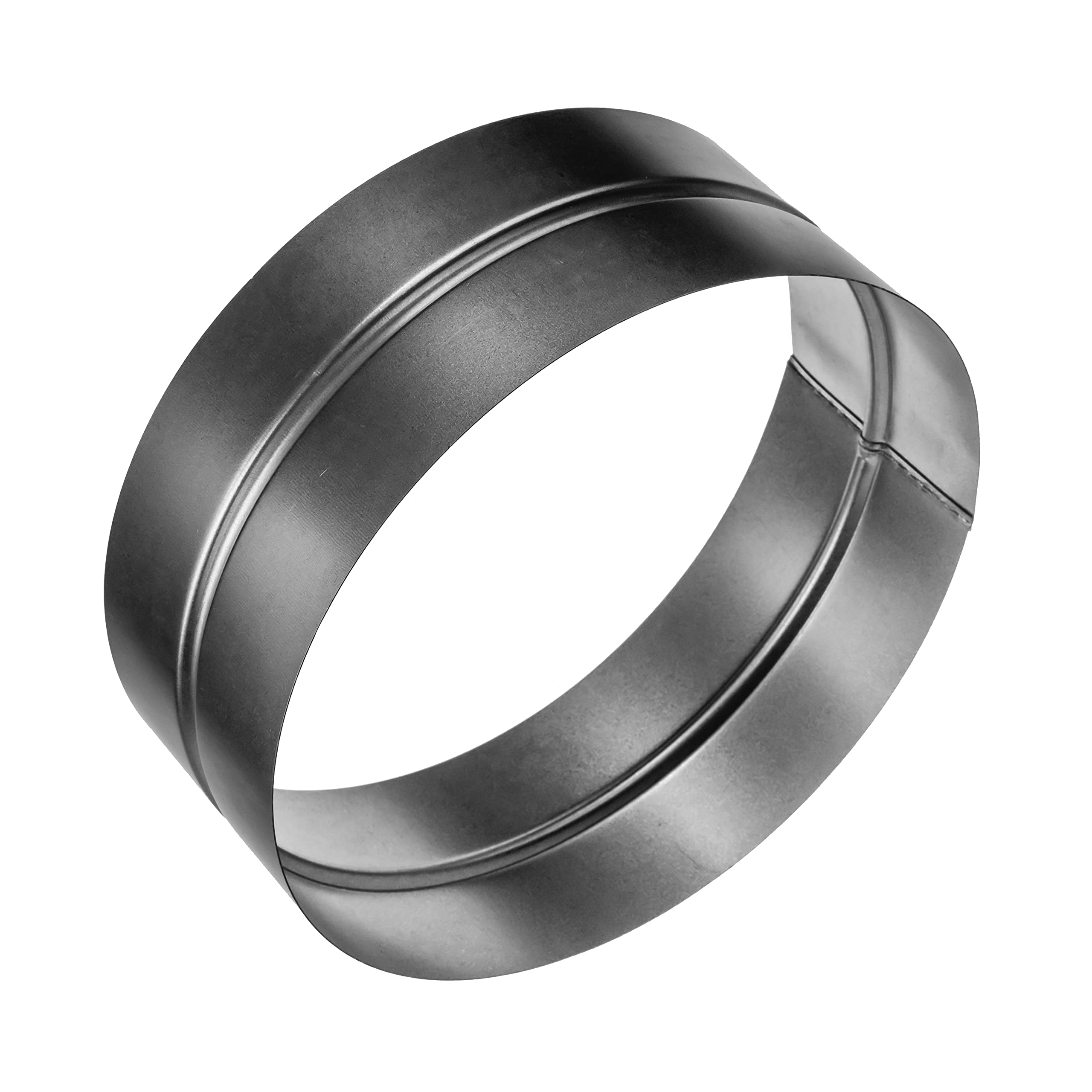 HVAC OV Galvanized Metal Duct Connector - 10 Inch Fit - Round ...