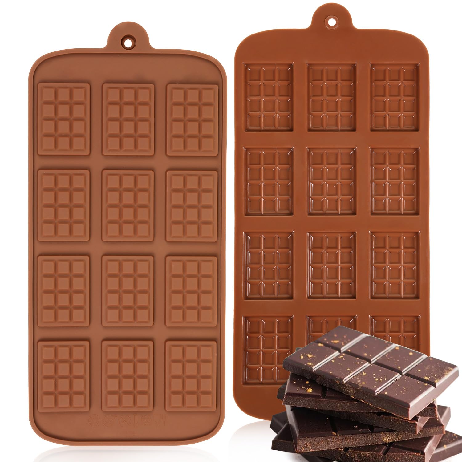 Snapklik.com : Chocolate Molds - Non-Stick Chocolate Bar Mold, Break ...