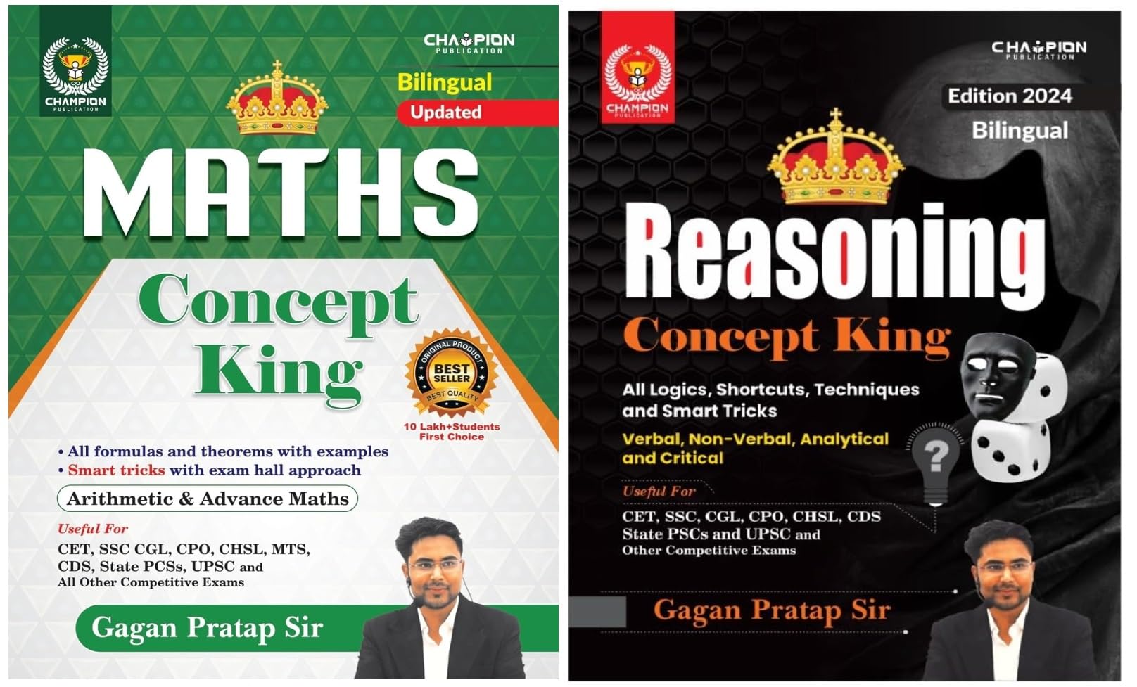 Buy Maths Concept King & Reasoning Concept King | All Formulas with ...