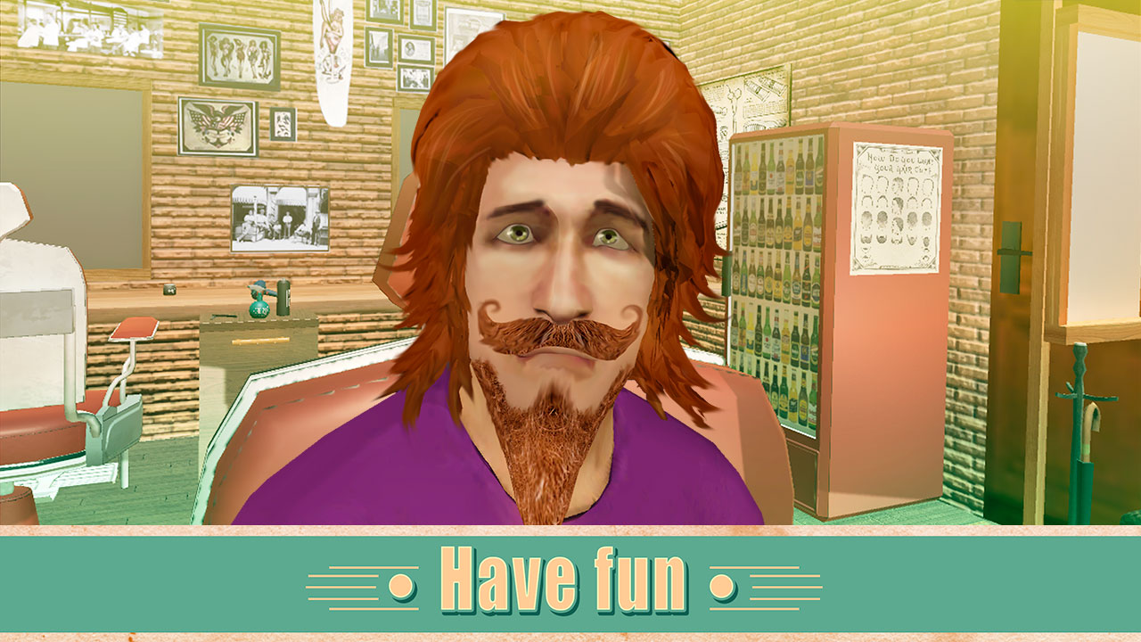 Handsome Hipster Beard Shaving Salon Simulator: Barber Shop 3D - App on ...