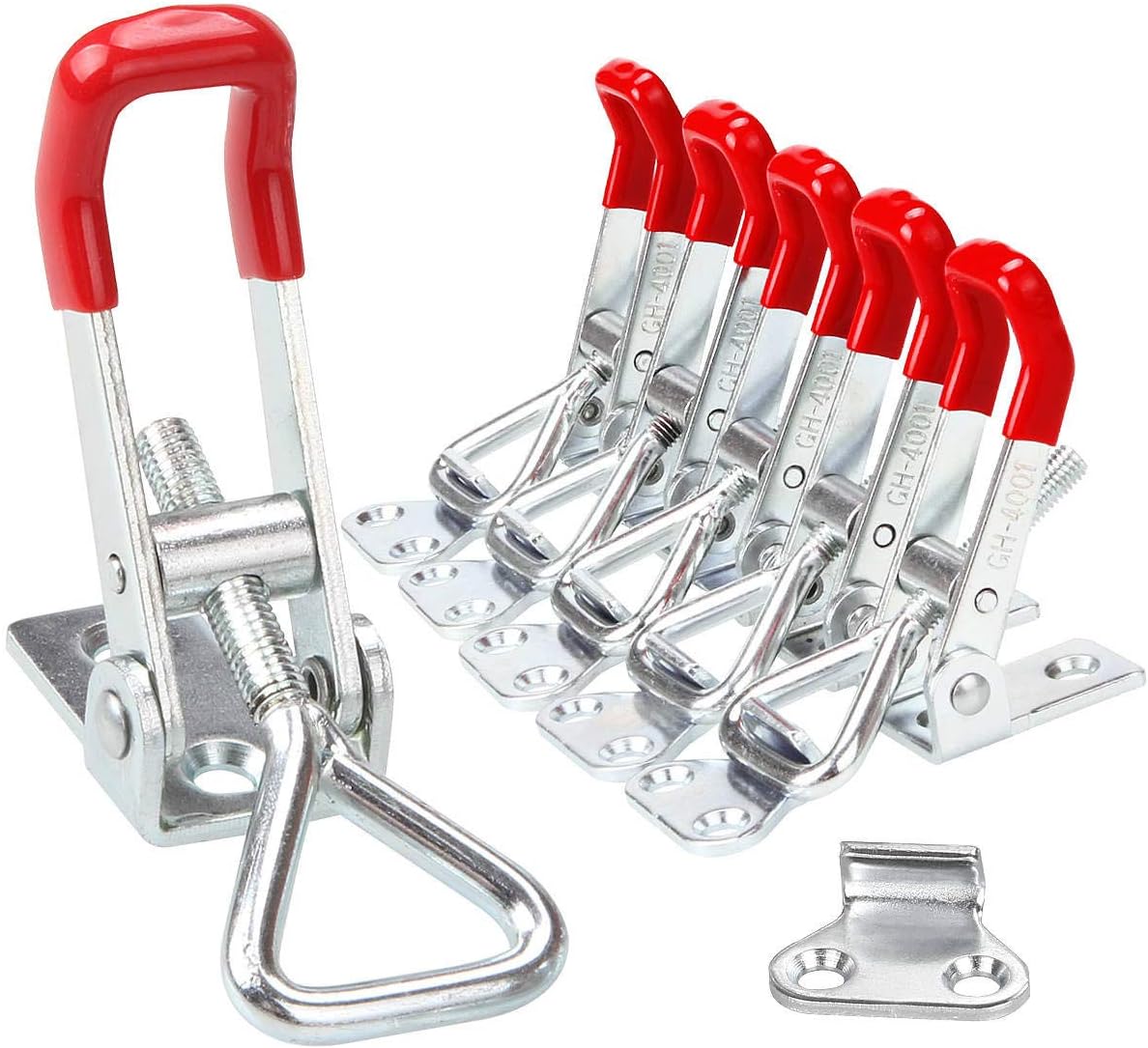 FOCCTS GH-4001 Toggle Catch Latches,12 PCS Metal Toggle Clamp, 100kg ...