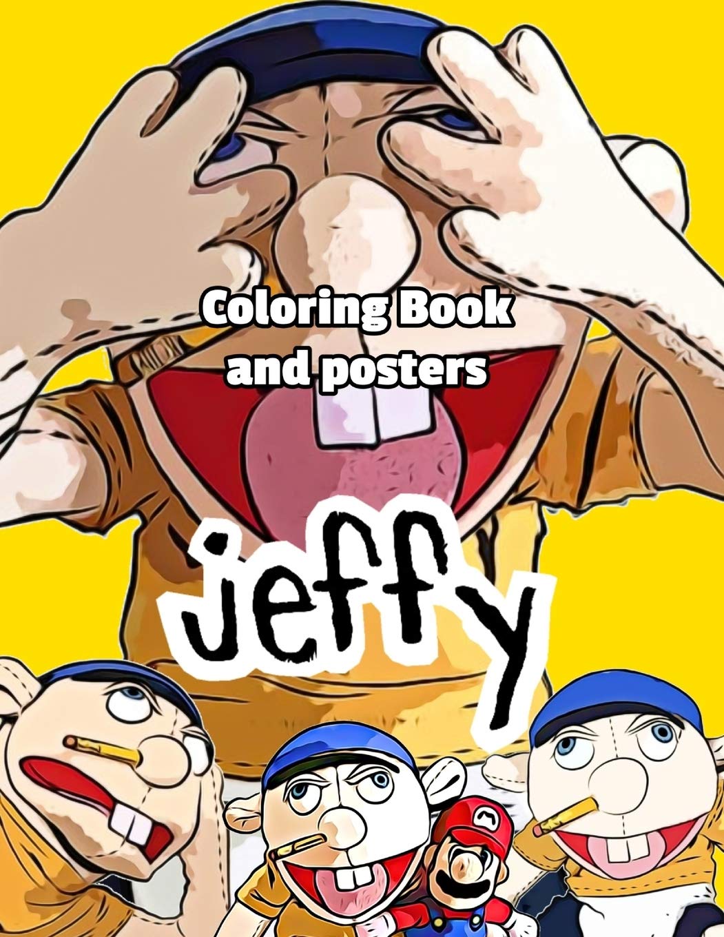 Jeffy Coloring Book And Posters Jeffy Puppet Coloring Book Funny ...