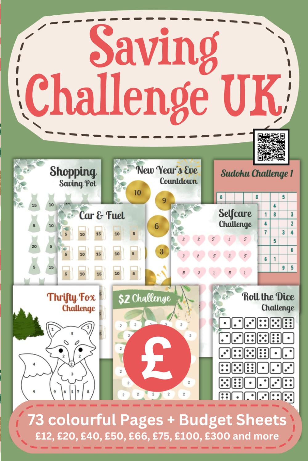 Saving Challenge UK: in Colour I 73 x different UK Savings Challenge ...