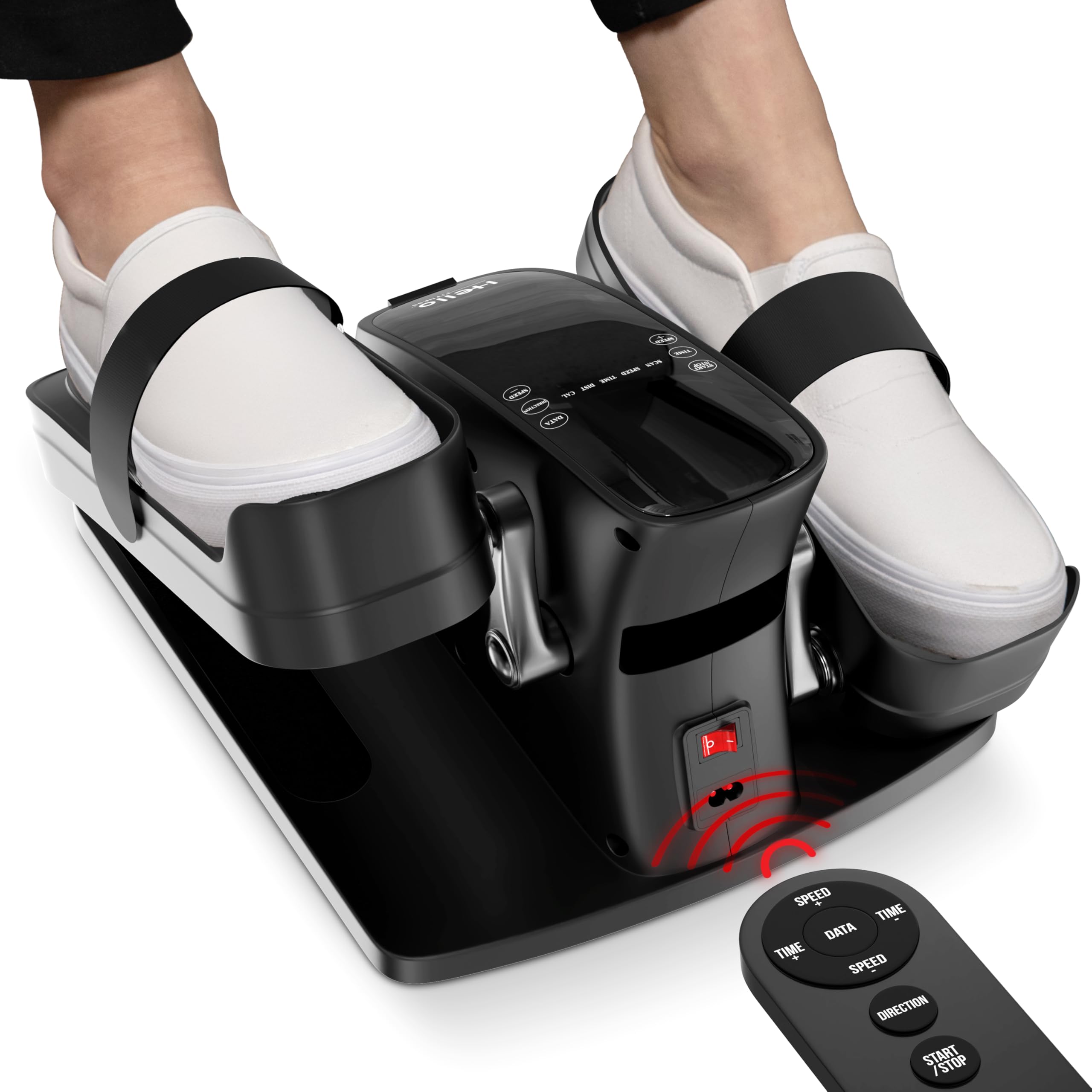 Amazon.com : Hello Fitness Under Desk Elliptical Machine Electric Leg ...