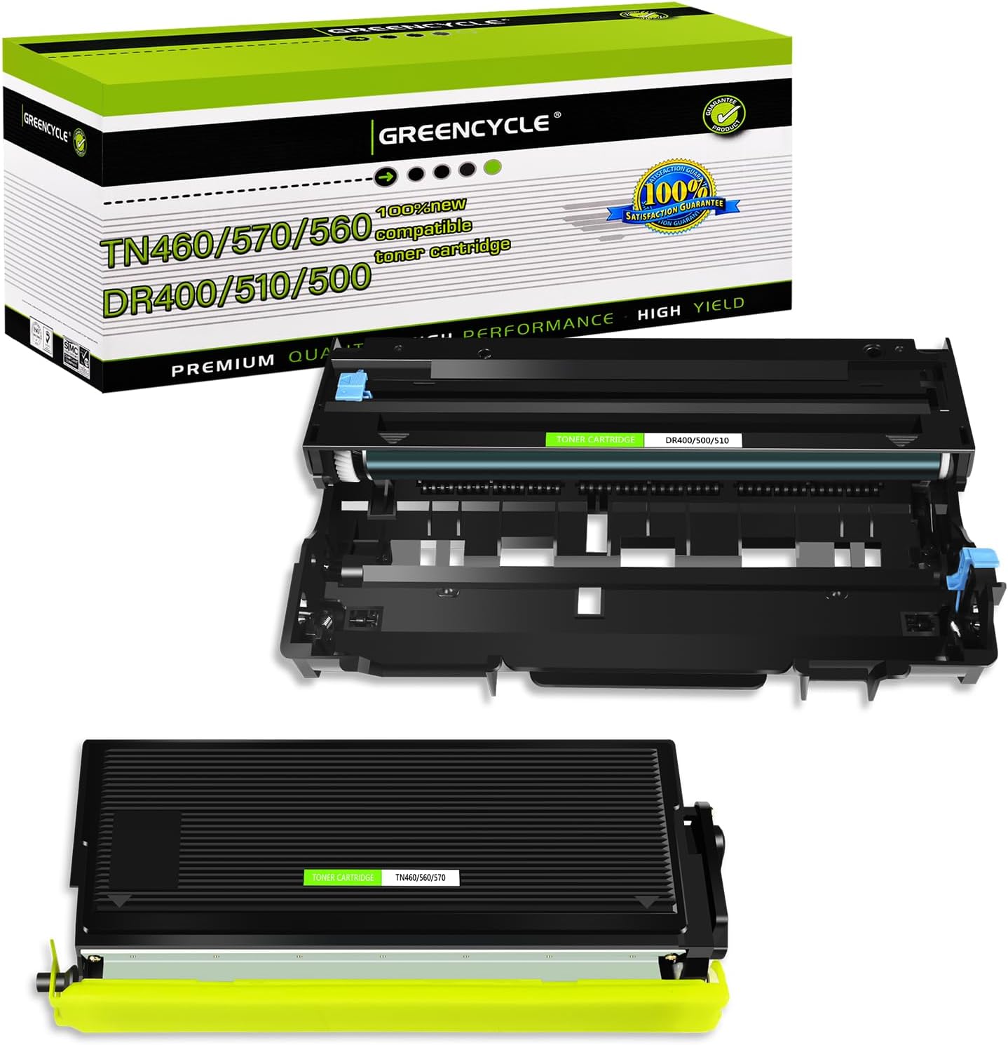 GREENCYCLE Replacement Toner Cartridges & Drum Compatible for Brother ...