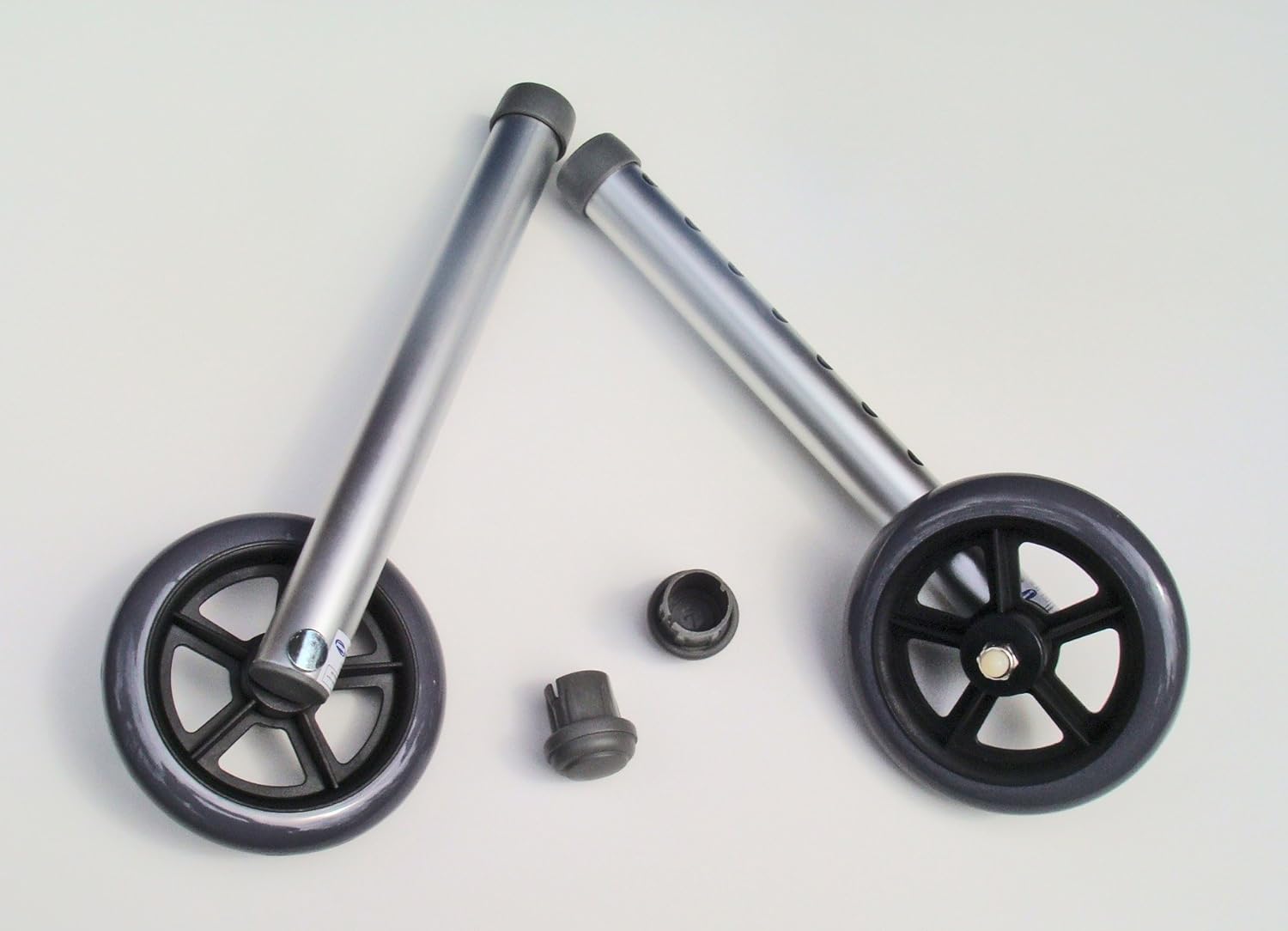 Amazon.com: Invacare 5 in. Fixed Wheels with Rear Glide for Walkers ...