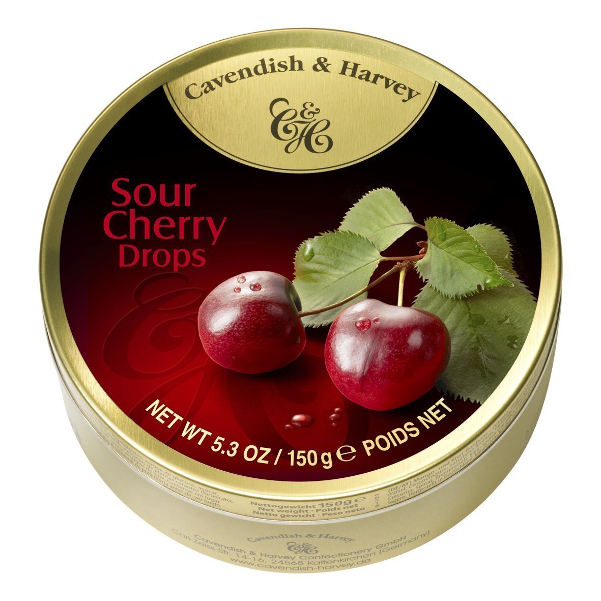 Amazon.com : Cavendish And Harvey Candy (3 Pack) Fruit Hard Candy Tin 5 ...