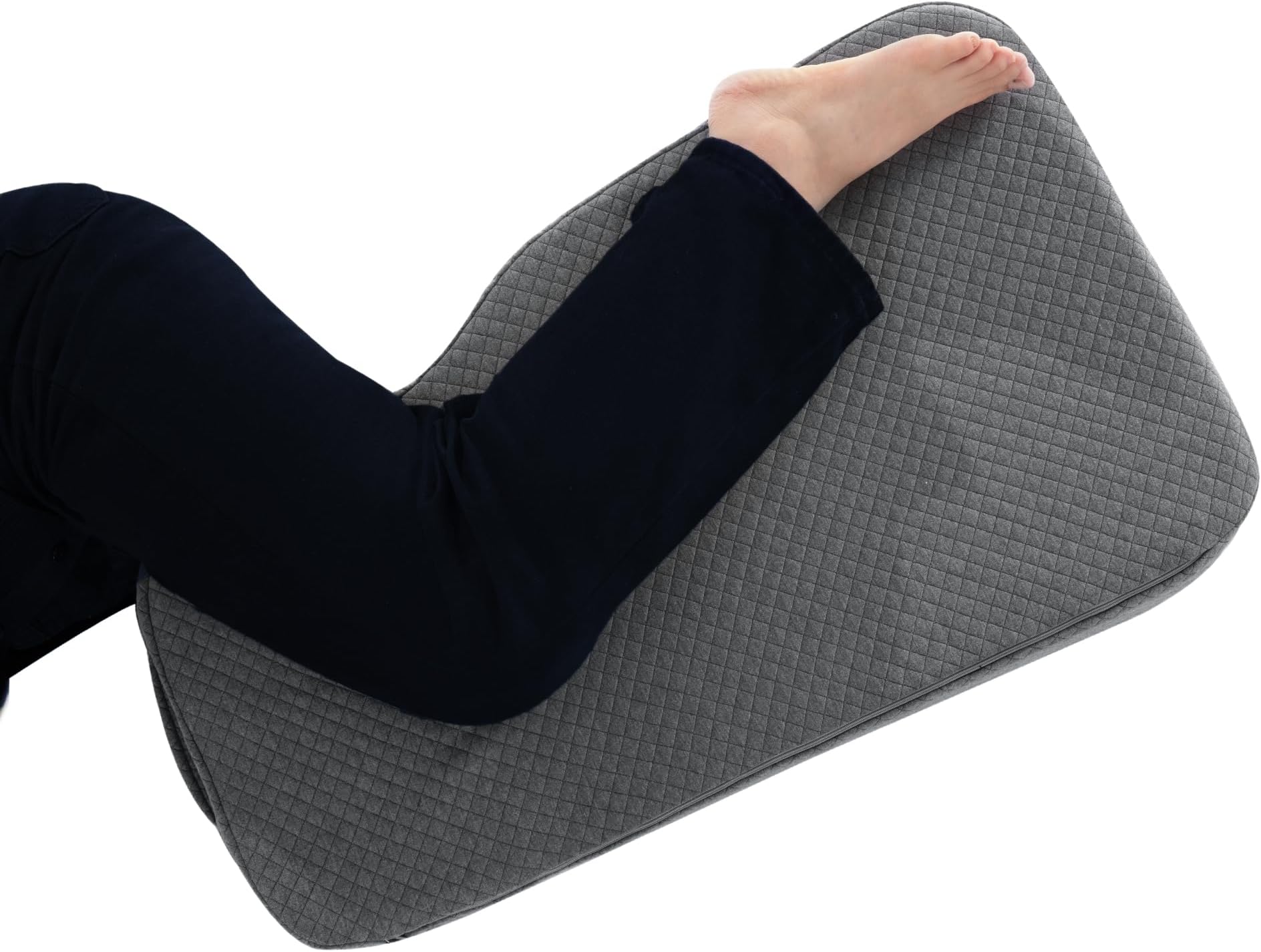 Amazon.com: HOMBYS Leg Pillow for Sleeping, 4" Thick Z Shape Memory ...